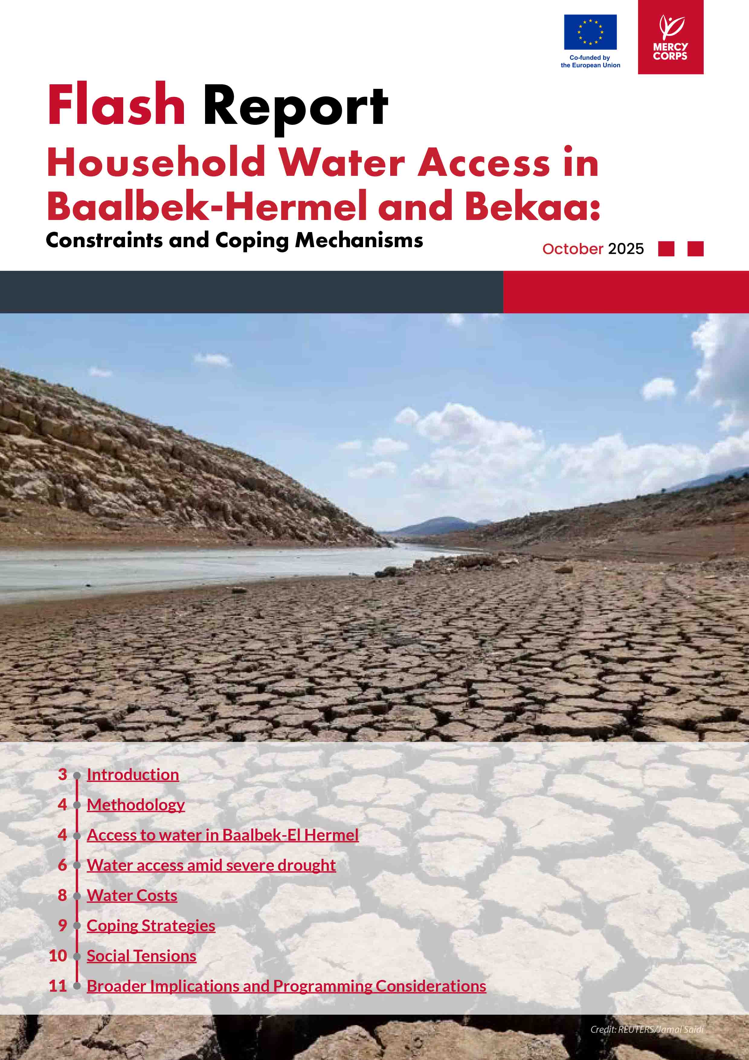 Household Water Access in Baalbek-Hermel and Bekaa: Constraints and ...